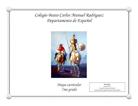 PDF Colegio Beato Carlos Manuel Rodríguez Departamento de Español