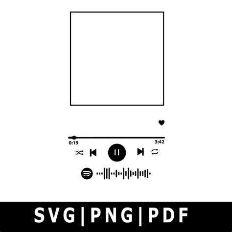 Spotify Template Png