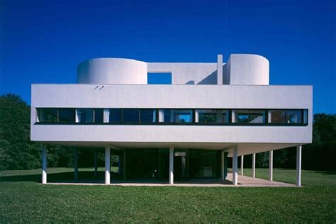Villa Savoye Planos Tecnne Arquitectura Y Contextos