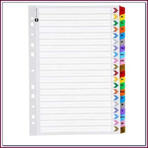 Insertable Tab Dividers Template Template Resume Examples Mevrbvz Vd