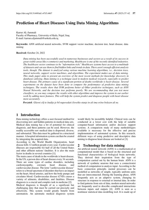 pdf prediction of heart diseases using data mining algorithms