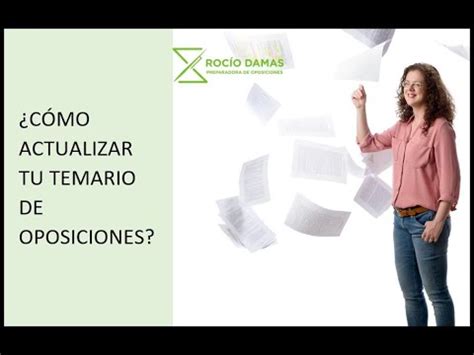C Mo Actualizar El Temario Youtube