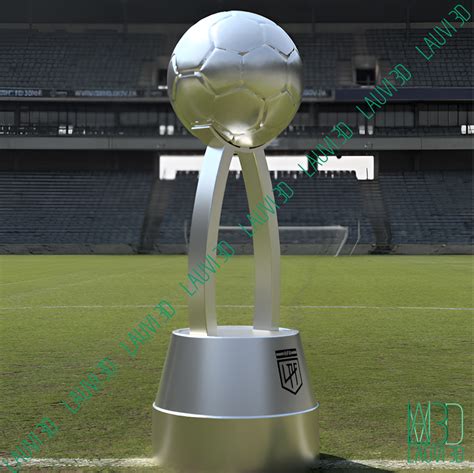 Archivo STL Copa de la Liga Argentina 2024 Diseño de impresión en