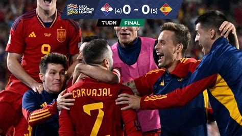 Furia Roja Espa A Vence En Penales A Croacia Y Es Campe N De Nations