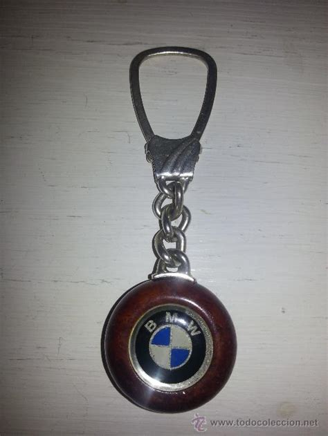 Bonito Llavero Bmw De Madera Y Plata De Ley 5 Vendido En Venta