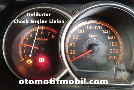 Nissan Livina Indikator Check Engine Menyala Terus Dan Lampu Rem Mati