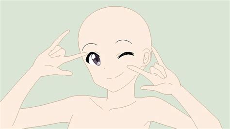 Female Base By Tfafangirl14 On Deviantart Drawing Base Anime