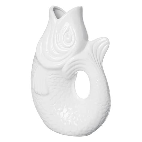 Vase Monsieur Carafon Weiss L Aus Dem Hinterland Shop Local