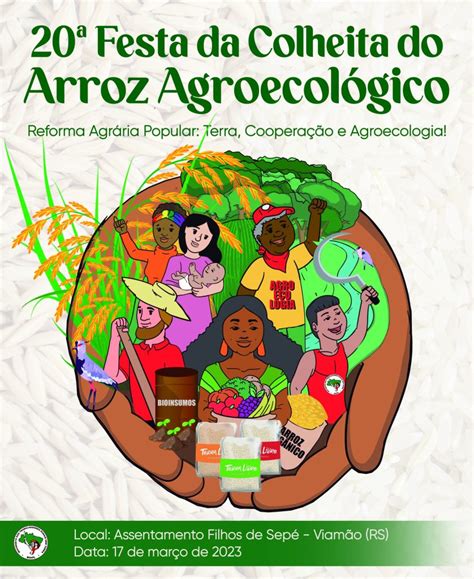MST realizará 20ª Festa da Colheita do Arroz Agroecológico em Viamão