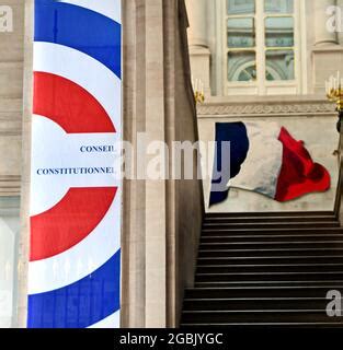 Illustration du Conseil constitutionnel à Paris France 10th avril