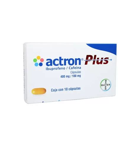 ACTRON 400 MG CON 10 CÁPSULAS