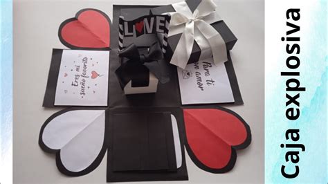como hacer una cajita explosiva súper fácil y rápido San Valentín