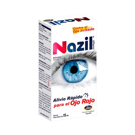 Nazil Oftalmica 15ml Gotas Zedel Distribuidora