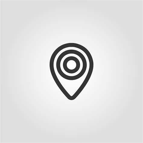 Icono De Puntero De Mapa Vector S Mbolo De Ubicaci N Gps Estilo De