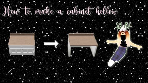 How To Make A Counter Hollow In Welcome To Bloxburg Roblox YouTube