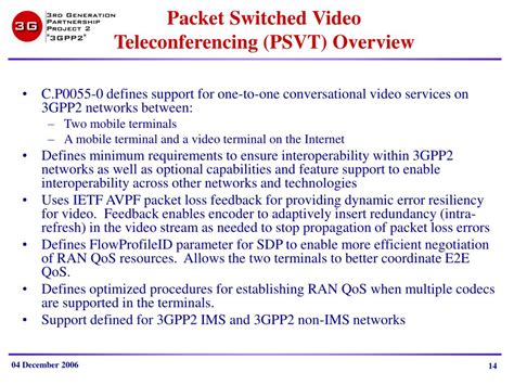 ppt 3gpp2 circuit switched video conferencing and packet switched video telephony services
