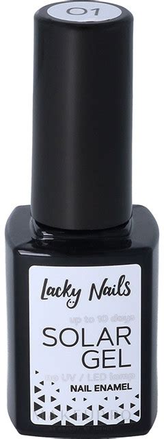 Lacky Nails Solar Gel Nail Enamel Lakier Do Paznokci Makeup Ro