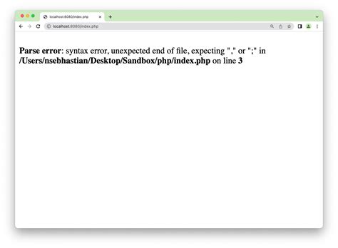 Php Show Errors In The Browser Sebhastian