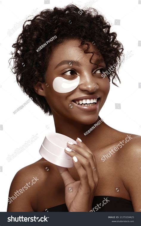 African American Skincare Models Perfect Skin Stock Photo 2175559425