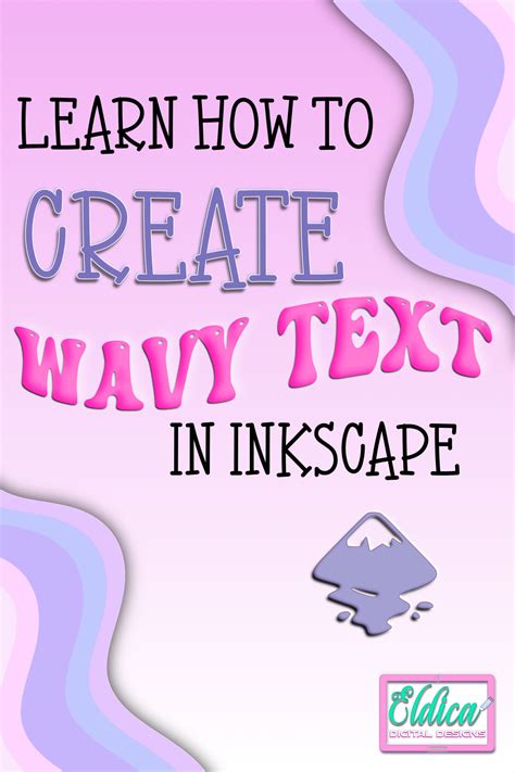 HOW TO CREATE RETRO WAVY TEXT IN INKSCAPE Graphic Design Tips Design