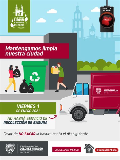 25 de diciembre y 1 de Enero No Habrá Servicio de Recolección de Basura