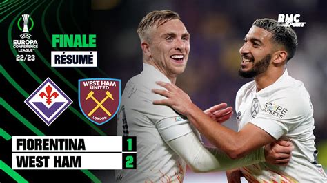Résumé Fiorentina 1 2 West Ham Conference League finale