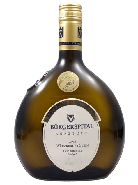 2012 Würzburger Stein Gewürztraminer trocken Erste Lage Bürgerspital