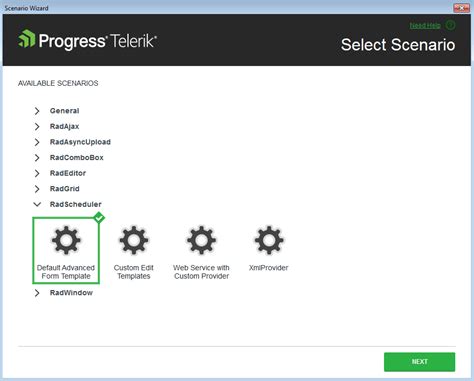 telerik web forms add scenario telerik ui for asp ajax