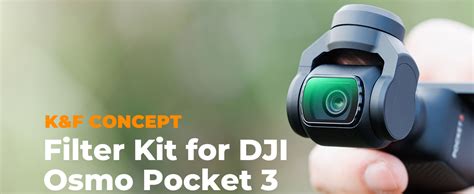 K F Concept Pack Filters For Osmo Pocket Magnetic Cpl Black Mist