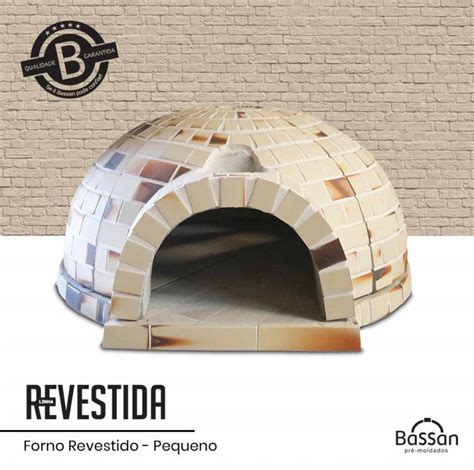 Forno Pré Moldado Revestido a Lenha Bassan Iglu
