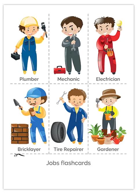 Métiers en anglais calendrier su