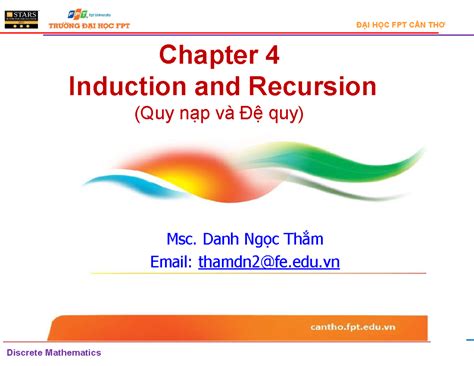 04 induction and recursion chapter 4 induction and recursion quy nạp và Đệ quy msc