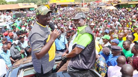 Live Dp Ruto Mudavadi Wetangula In Taita Taveta Youtube