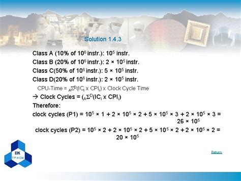 consider two different implementations of the same instruction