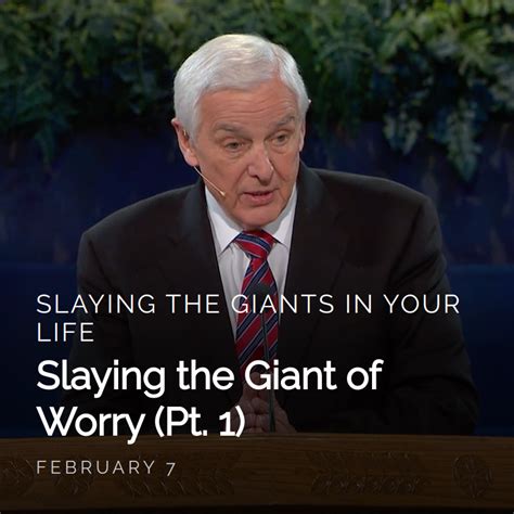 Slaying The Giant Of Worry Pt Audio Turningpoint