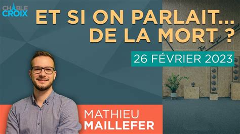 Et Si On Parlait De La Mort Culte En Direct Youtube