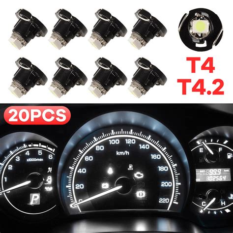 X White T T Neo Wedge Led Instrument Cluster Dash A C Climate