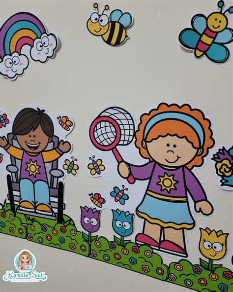 Painel Da Primavera Psicopedagoga Kamilla Stati