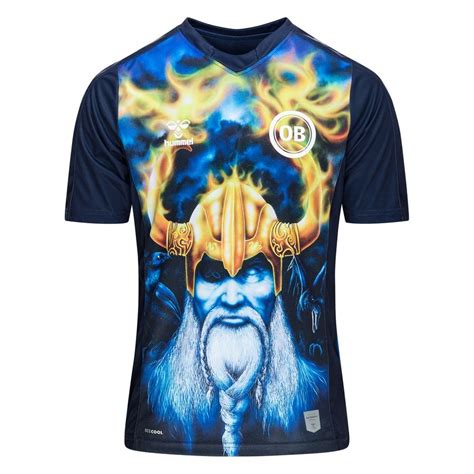 Odense Boldklub Training T Shirt Pre Match Blue