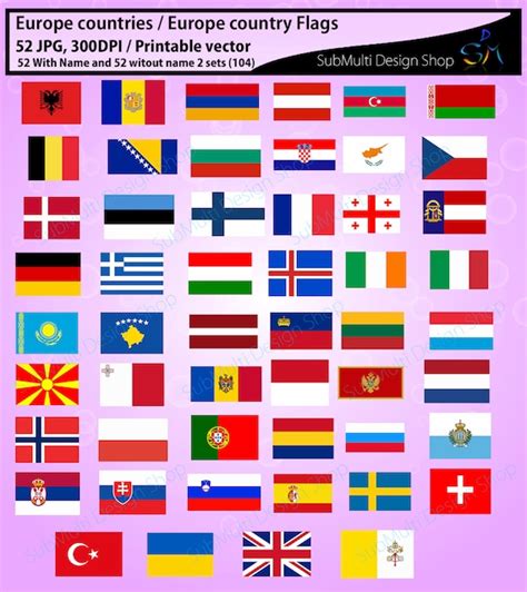 Ontdek Alle Landen Van Europa Vlaggen Verken Onze Kleurrijke Collectie