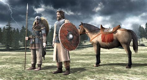 Eurasian Avars 8th Century 3D Esitys Mozaik Digiopetus Ja