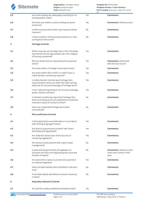Environmental Risk Assessment Template Better Than Excel And Ppt