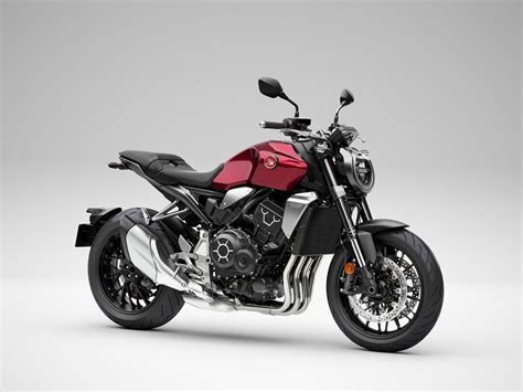 E Con La CB1000R 2023 Honda Vede Rosso Bordeaux