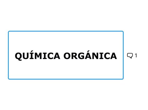 QUÍMICA ORGÁNICA Mind Map