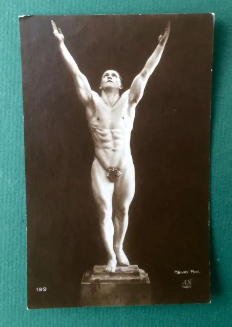 Carte Photo Naked Man Homme Nu Gay Interest Henri Phot Eur