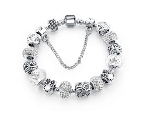Pandora Armband Met Uil Charmes Veiligheid Ketting Slang Etsy Nederland