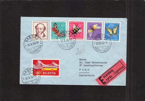 Pro Juv Satzbrief J153 157 Nr 315 31 V 1955 Kaufen Auf Ricardo