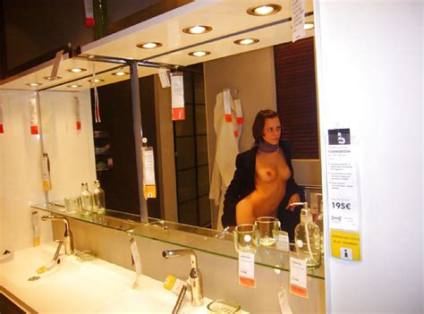 Exhibition Slut Naked Public Nudity Street Whore Amateur Photo