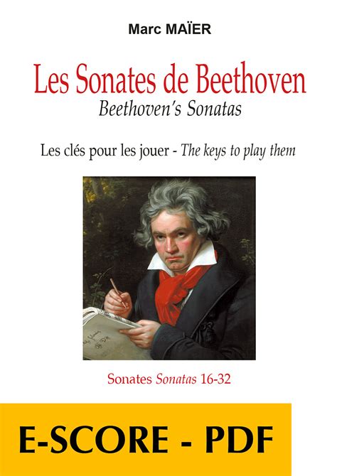 Les Sonates De Beethoven Vol 2 E Score PDF