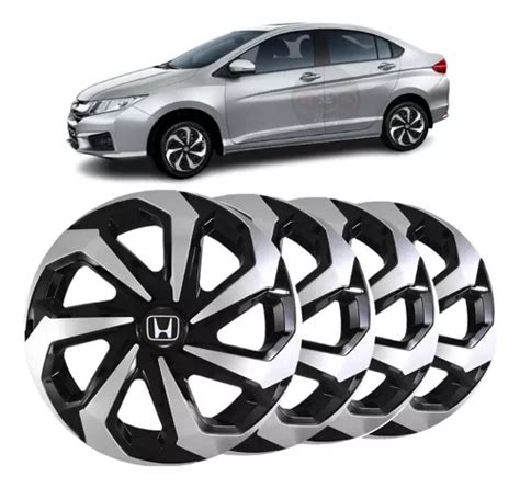 Jogo Calotas Esportivas Roda Aro Honda City Honda Fit Frete Gr Tis